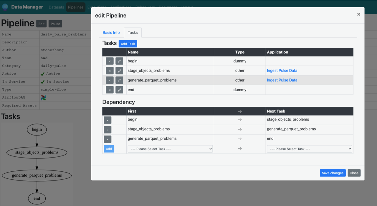 GitHub - stonezhong/DataManager: Better organize data in data lake and build ETL pipeline with ...